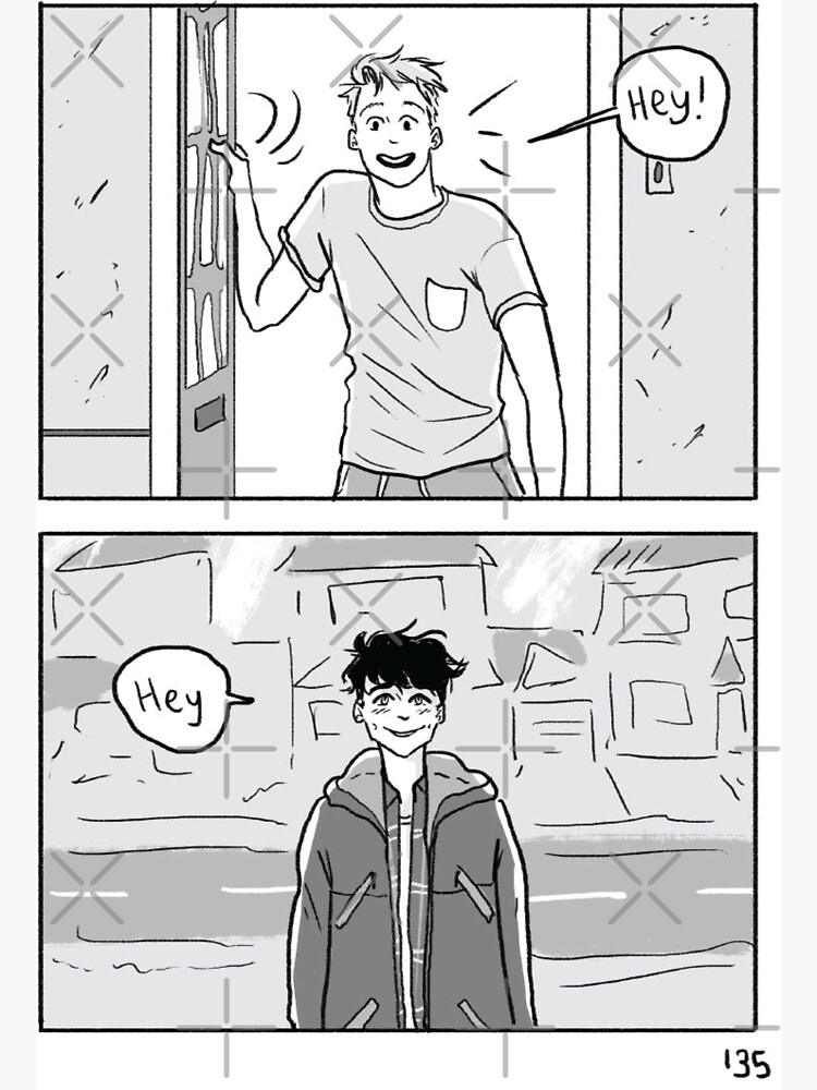 Pegatina «Copia de Heartstopper - Cómic de Nick y Charlie - hey» de ... Pegatina «Copia de Heartstopper - Cómic de Nick y Charlie - hey» de ...