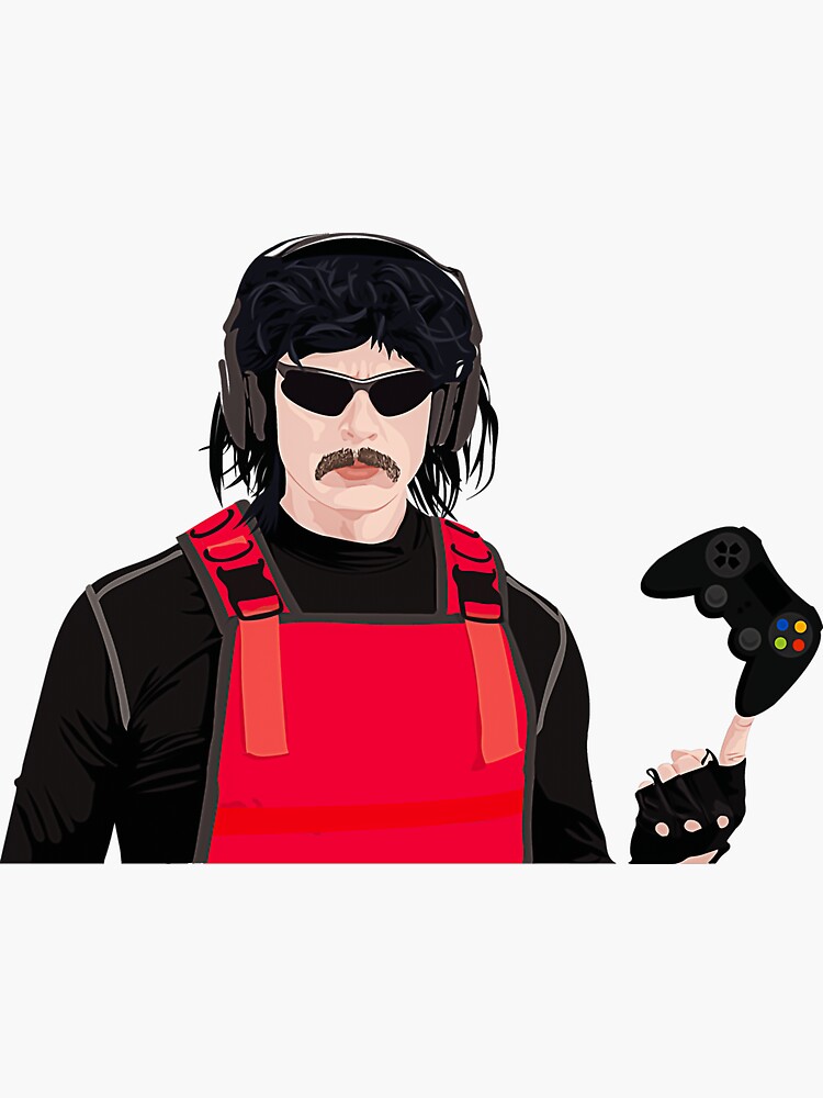 "Dr Disrespect Dr Disrespectt" Sticker for Sale by Wondarela | Redbubble