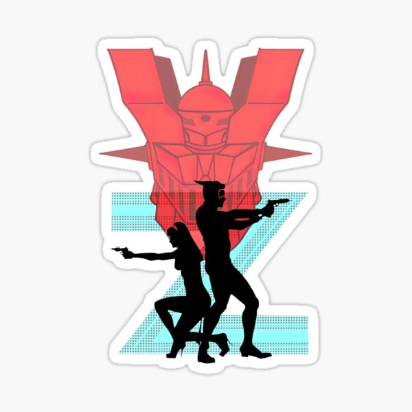 "Mazinger Z Classical" Sticker for Sale by khanhnh | Redbubble