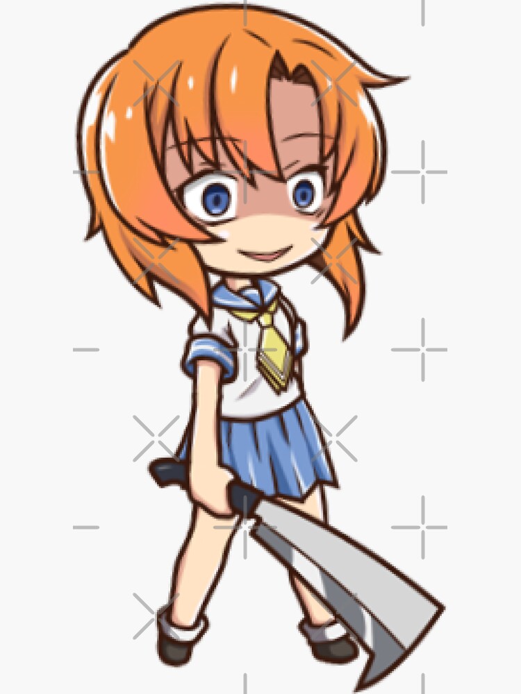 "Rena ryuugu insane" Sticker by Zmrani | Redbubble