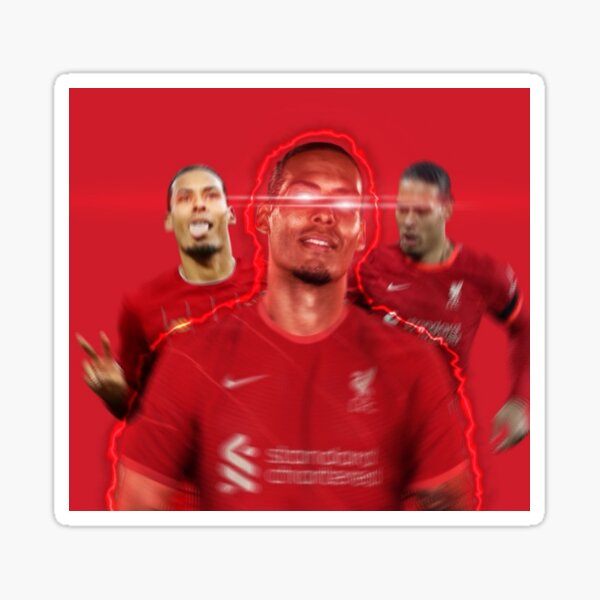 "Virgil Van Dijk" Sticker for Sale by AlphaFirst | Redbubble