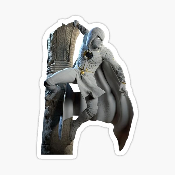 "Moon Knight 3d" Sticker by Mariamurphree | Redbubble