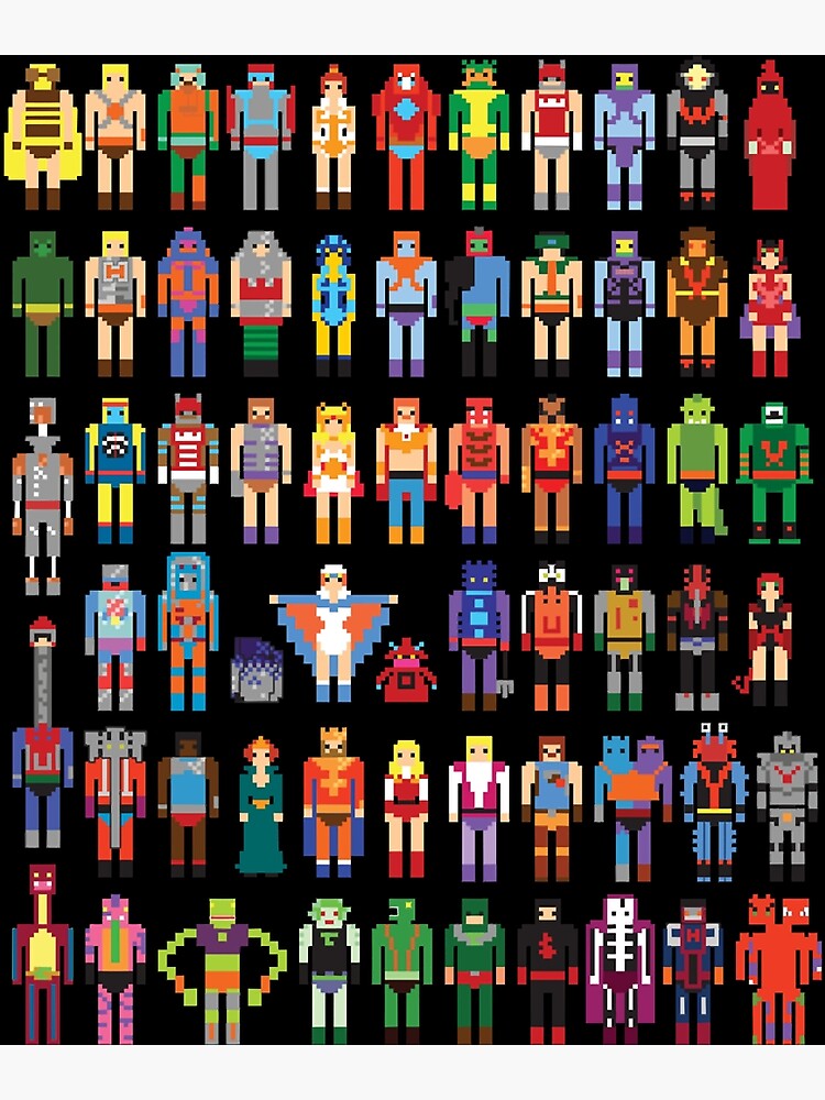 "Masters of the Universe - 8-bit" Poster by SaraGonzalesT | Redbubble