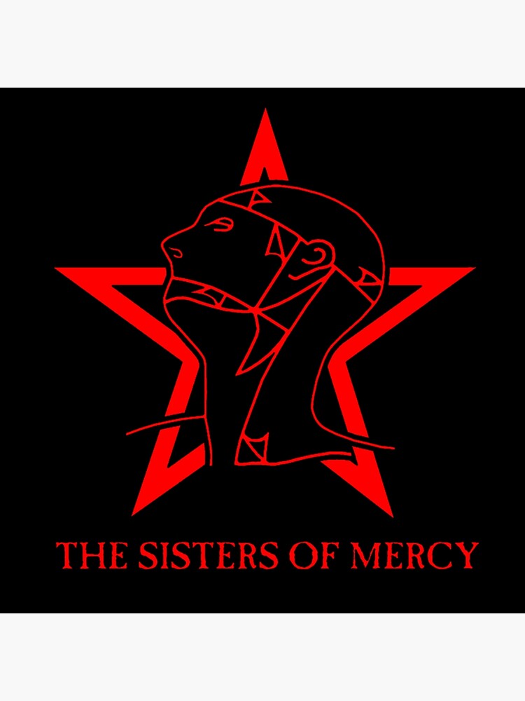 "the sister of mercy band rock metal best logo" Poster for Sale by ...