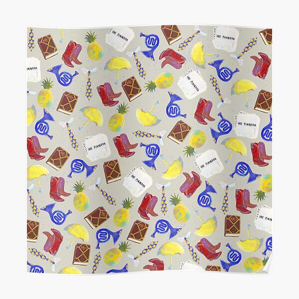 "HIMYM icons" Poster by ASUZSCENA | Redbubble