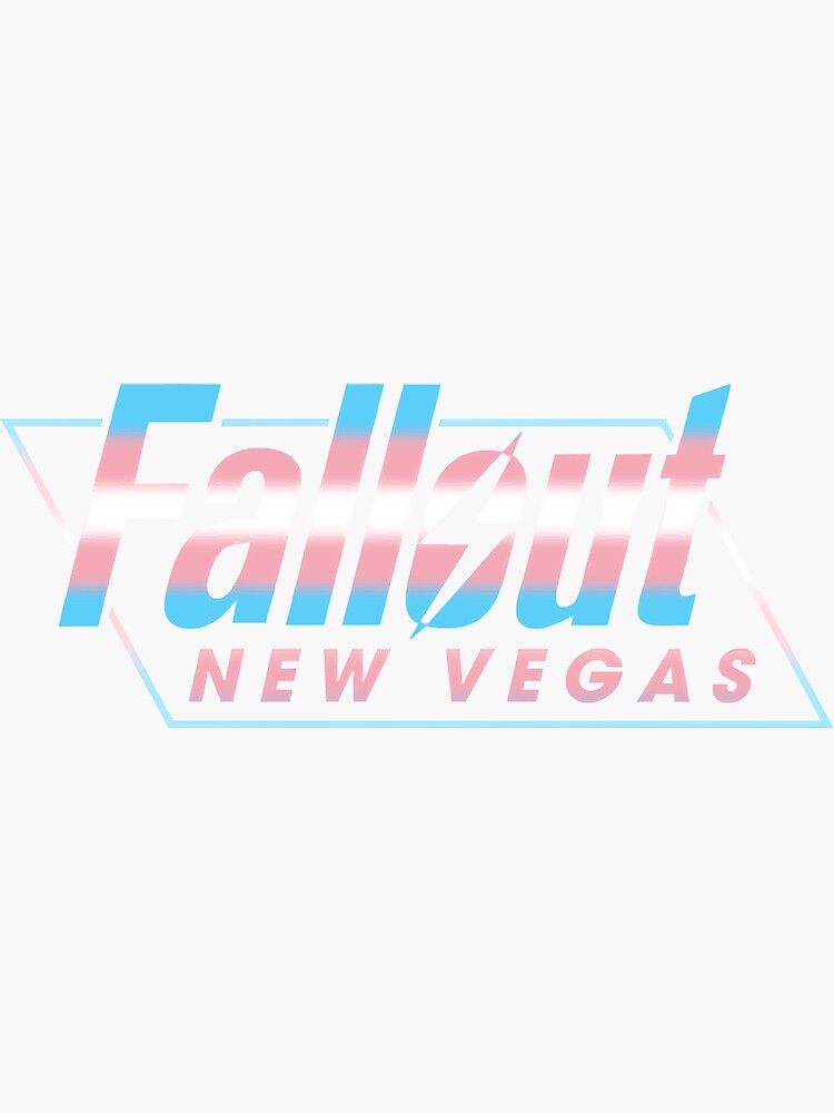 "FNV PRIDE - Trans Flag Fallout New Vegas" Sticker for Sale by ...