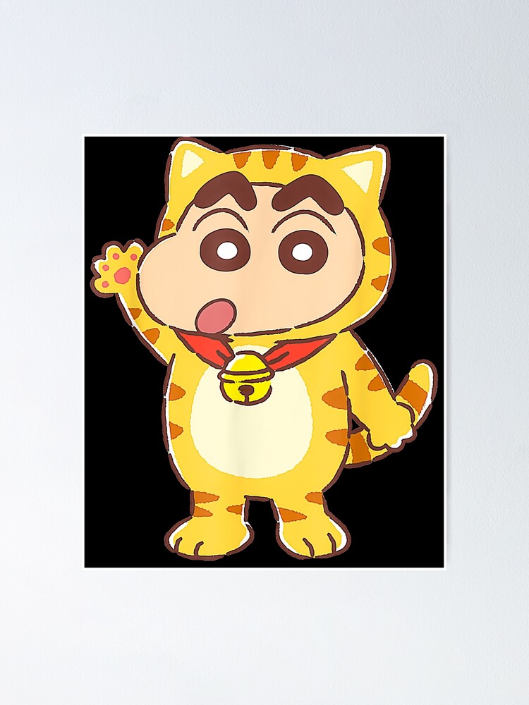 "Shin Chan Cat" Poster for Sale by Tyraeadows | Redbubble