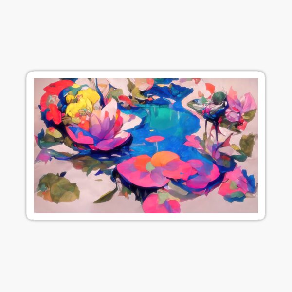 "water lily " Sticker by ururuty | Redbubble