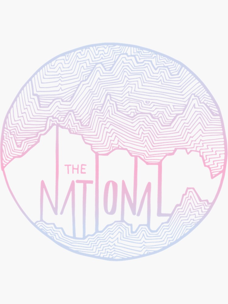 "The National line art " Sticker for Sale by arcordsuzuki | Redbubble
