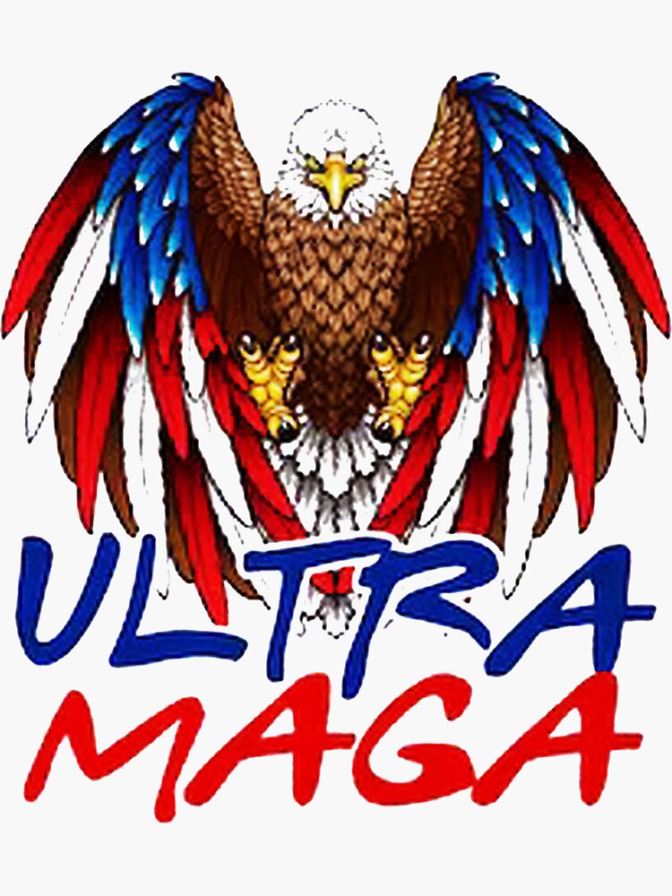 "Ultra maga" Sticker for Sale by stevestrife | Redbubble