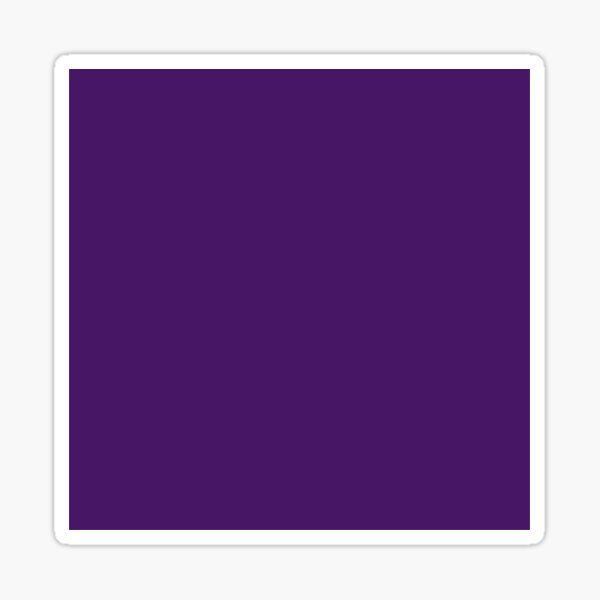 "Solid Dark Violet Color" Sticker for Sale by Petgifts | Redbubble