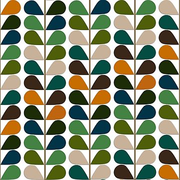 "Retro 60s Mid Century Modern Pattern 2" Shower Curtain for Sale by ...