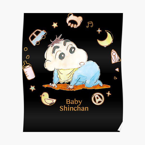"Shin Chan baby" Poster for Sale by Tyraeadows | Redbubble