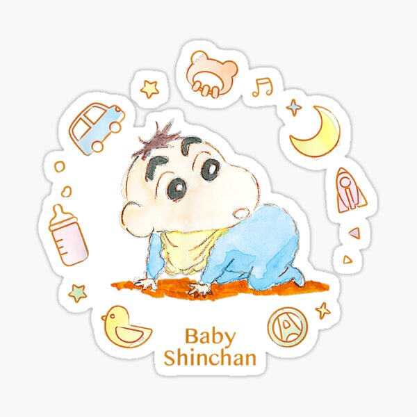 "Shin Chan baby" Sticker by Tyraeadows | Redbubble