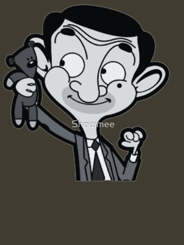 Camiseta Señor Frijol Mr. Bean Divertido Lindo Vintage Para Hombre Mujer