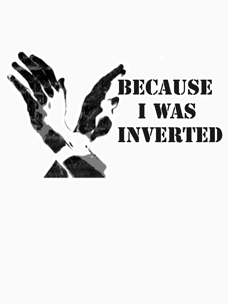 "Because I was Inverted " Pullover Hoodie for Sale by 3L15merch | Redbubble