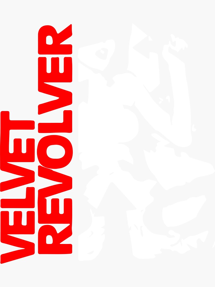 "VELVET REVOLVER " Sticker by MargaretMcLaugh | Redbubble