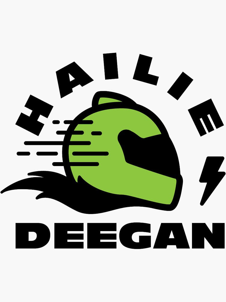 "HAILIE DEEGAN" Sticker by LadariusSenger | Redbubble