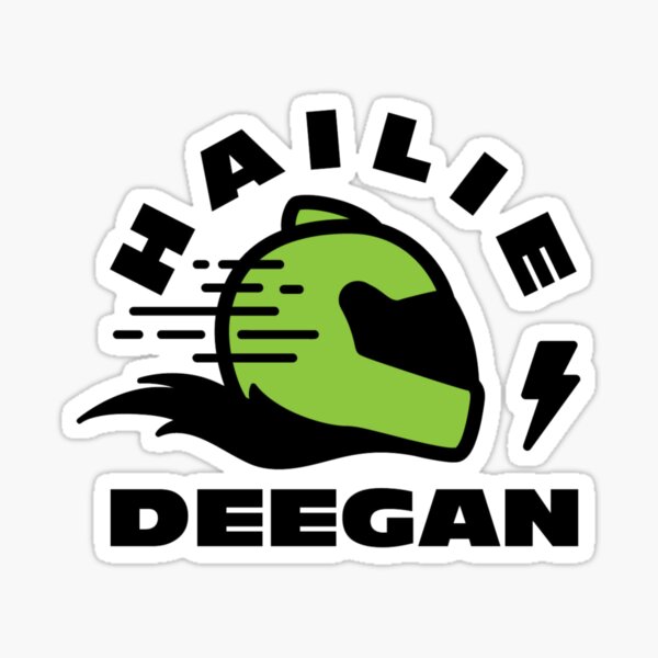 "HAILIE DEEGAN" Sticker by LadariusSenger | Redbubble