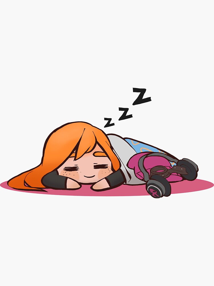 "Sleeping Meggy Stream icon" Sticker for Sale by HatuuAaruul | Redbubble