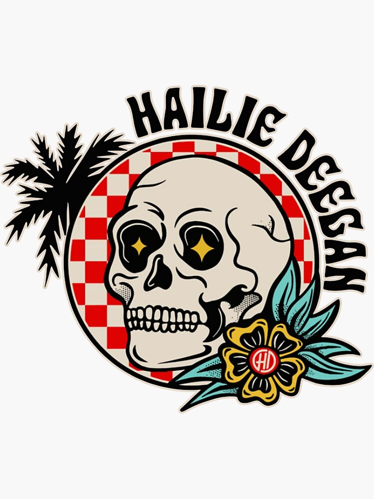 "HAILIE DEEGAN" Sticker by FosterKuhic | Redbubble