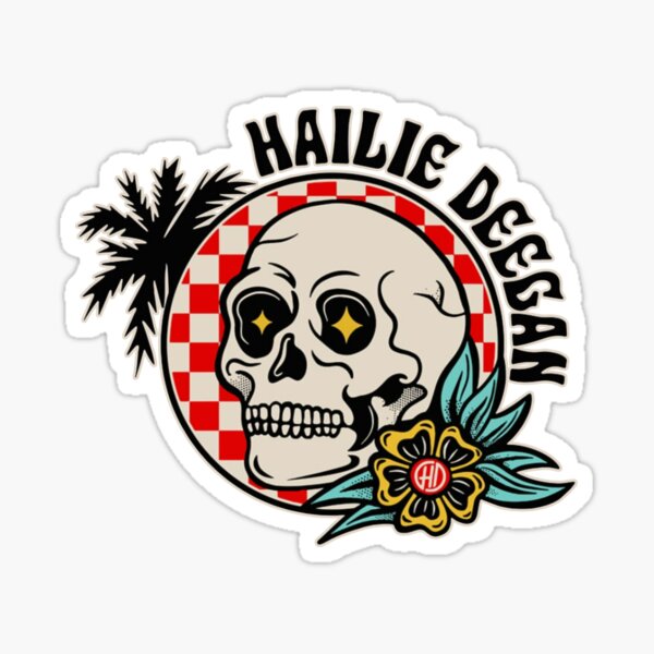 "HAILIE DEEGAN" Sticker by FosterKuhic | Redbubble