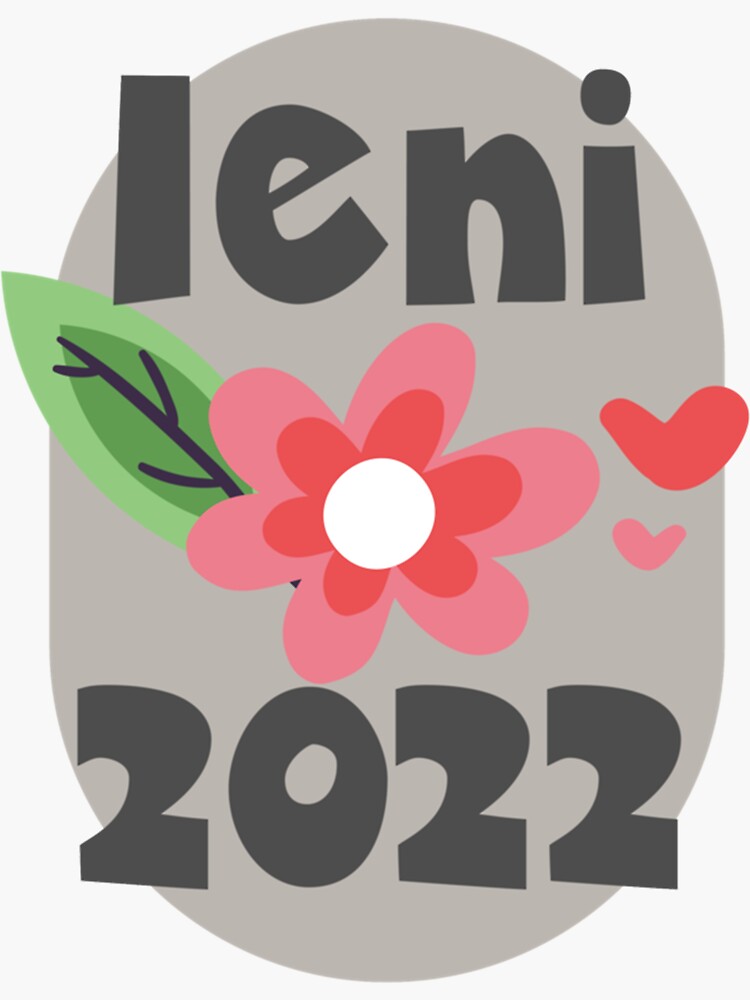 "Leni 2022 4 s per pack " Sticker for Sale by Aivstudio | Redbubble