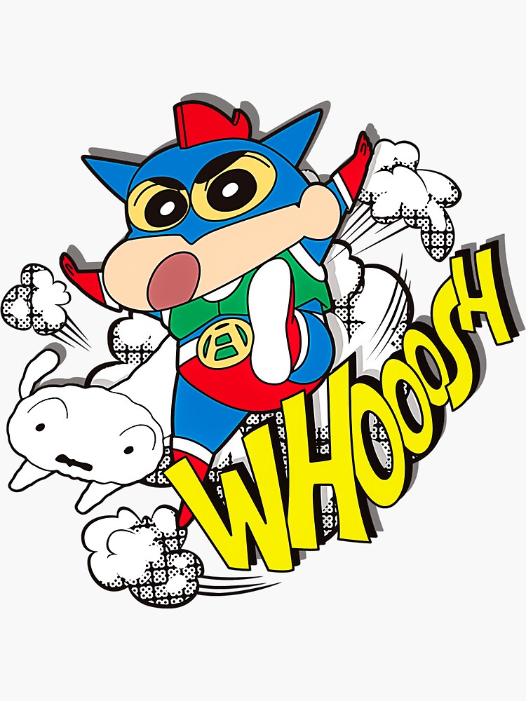 "Shin Chan Shin Chan Shin Channnnnn" Sticker by Georgeherson | Redbubble