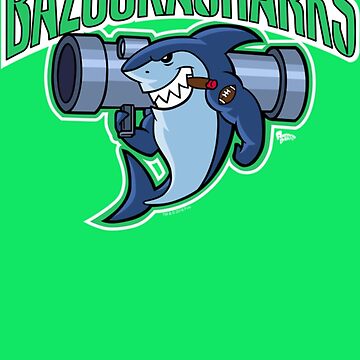 "American Dad Bazooka Sharks Logo Essential T-Shirt" Essential T-Shirt ...