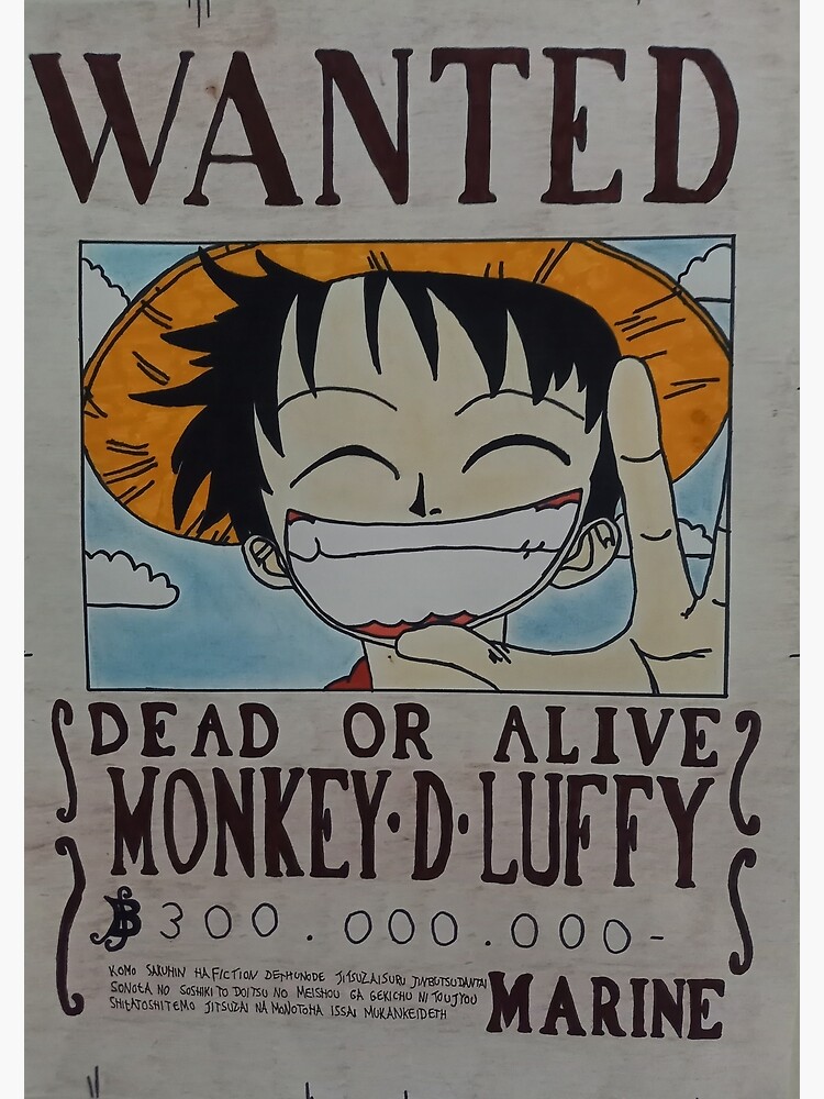 "One Piece Luffy" Art Print for Sale by coco7- | Redbubble