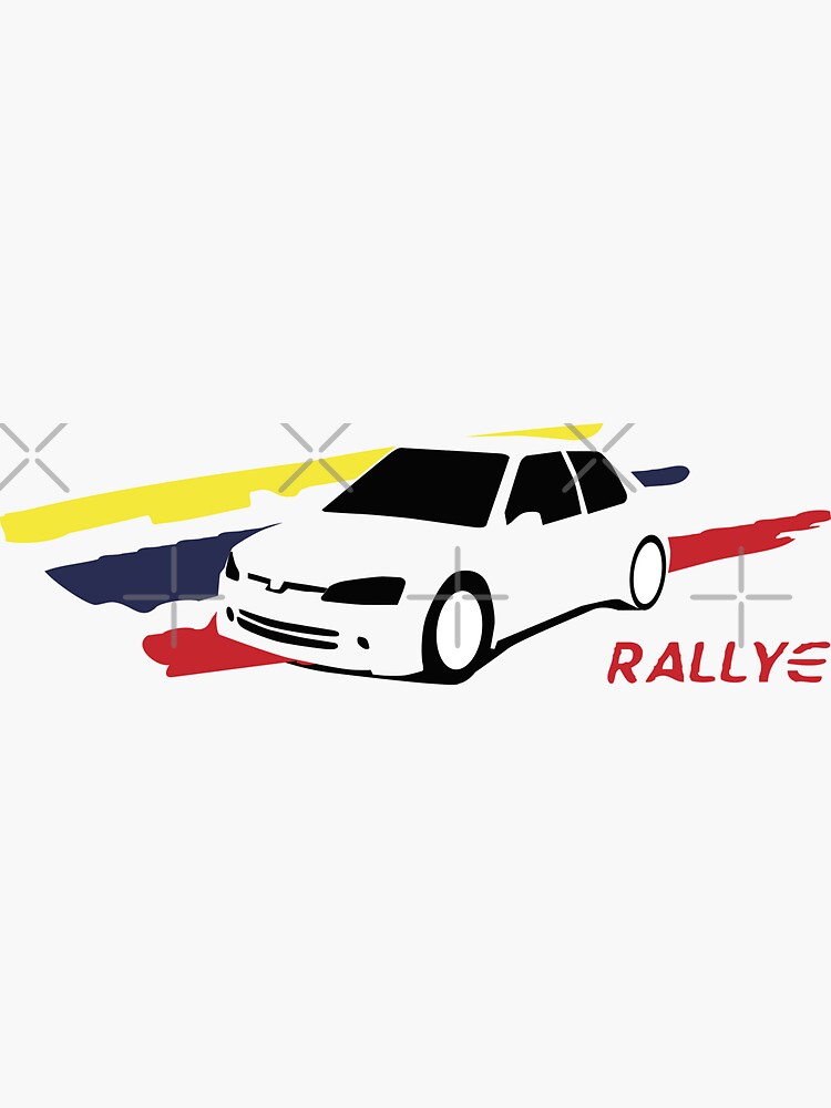 "peugeot 106 rallye sport" Sticker by artmatija | Redbubble