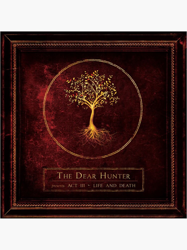 "The Dear Hunter Act III Tree Classic" Sticker for Sale by flucasakel ...