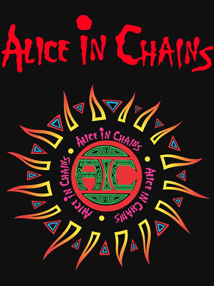 "Alice in chains sun logo grunge logo" T-shirt by JasonBaltazar | Redbubble