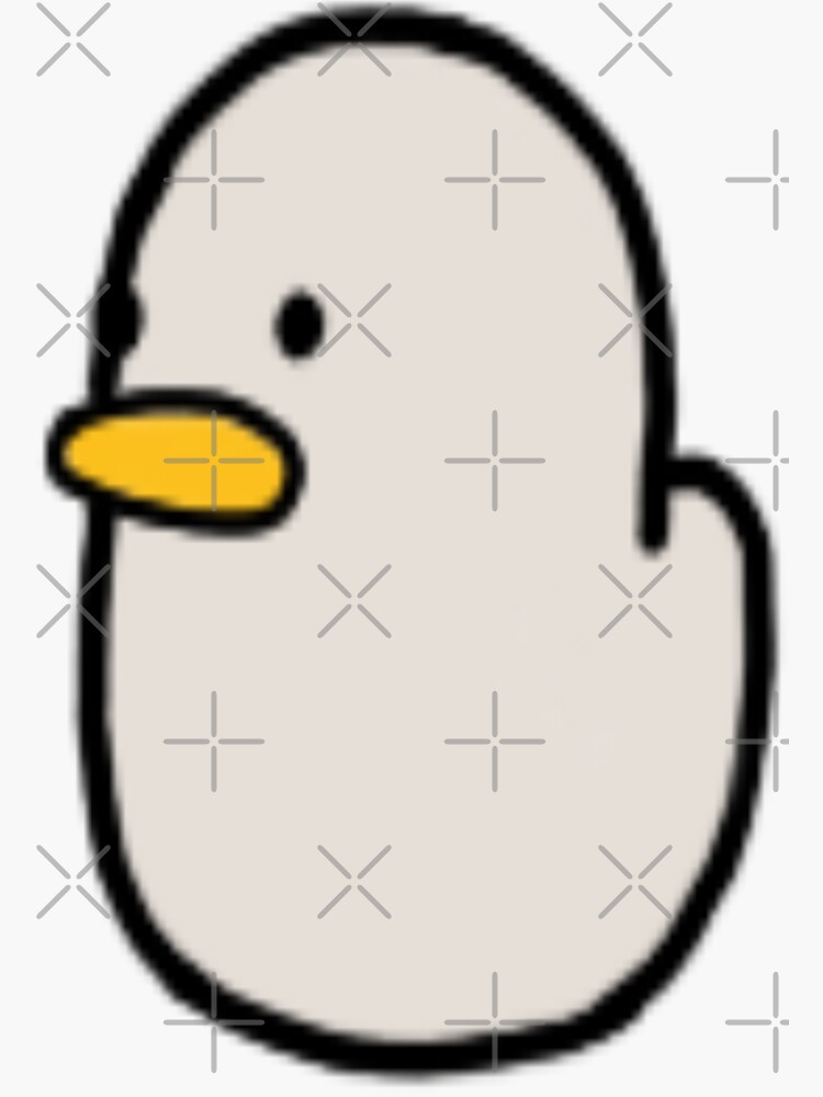 "Benson duck " Sticker by Digiartz | Redbubble