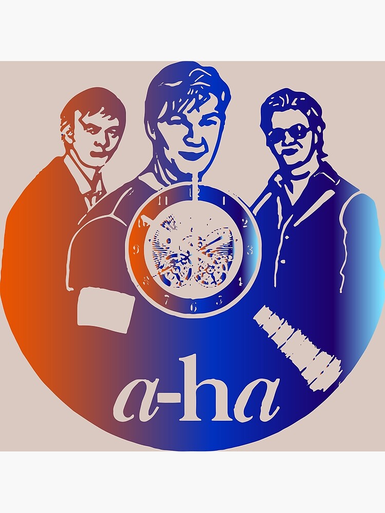 "a-ha Band of the world" Poster for Sale by FidouArts | Redbubble