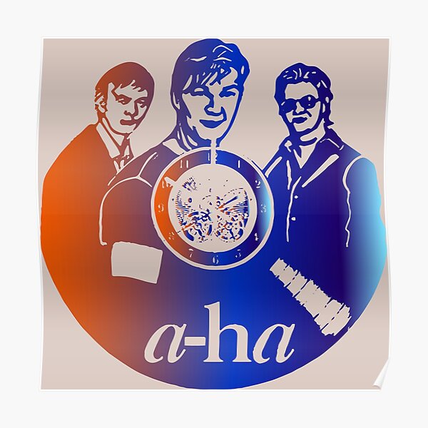 "a-ha Band of the world" Poster for Sale by FidouArts | Redbubble