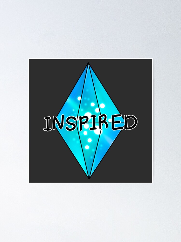 "INSPIRED. Sims 4 mood plumbob" Poster for Sale by feannaart | Redbubble