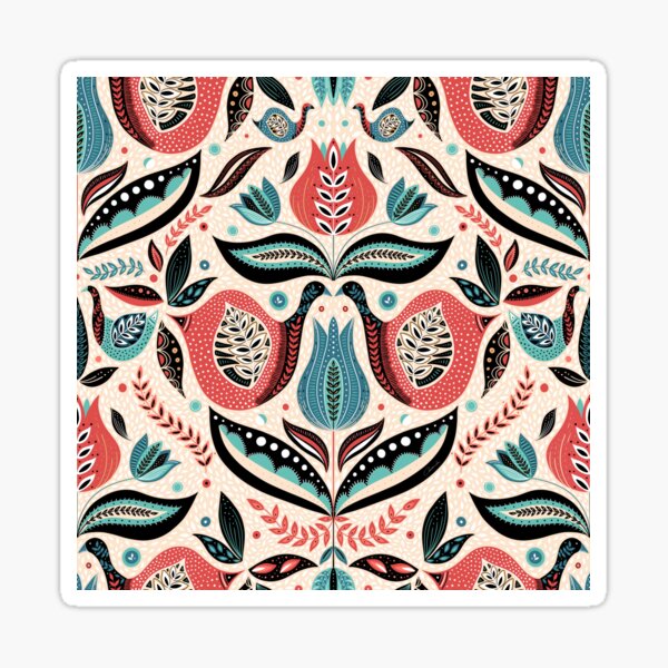 "Happy Folk" Sticker by CassandraOleary | Redbubble