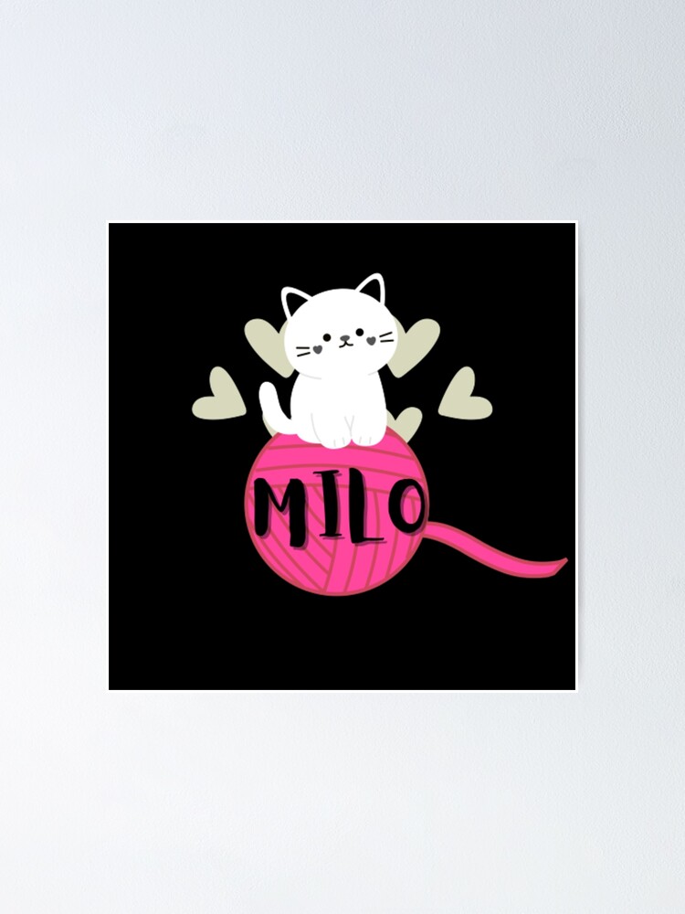 "Milo cute cat" Poster for Sale by Xodin | Redbubble