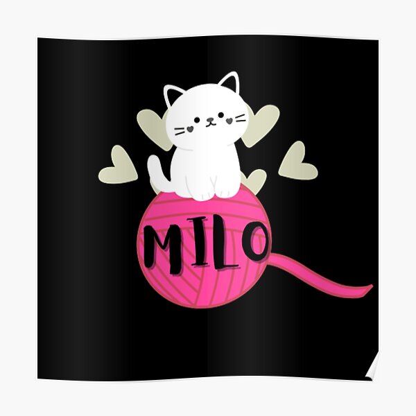"Milo cute cat" Poster for Sale by Xodin | Redbubble