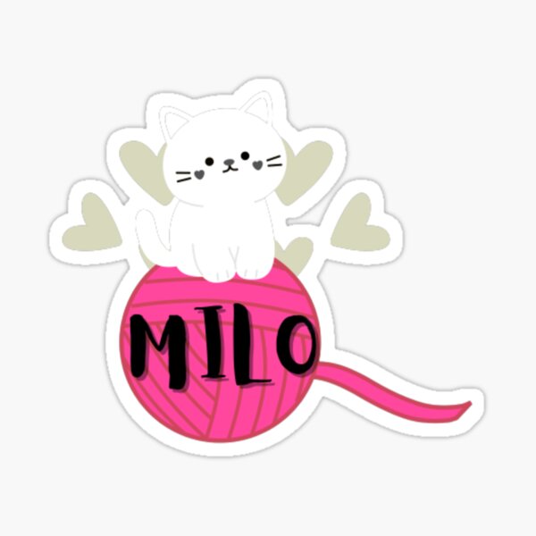 "Milo cute cat" Sticker for Sale by Xodin | Redbubble