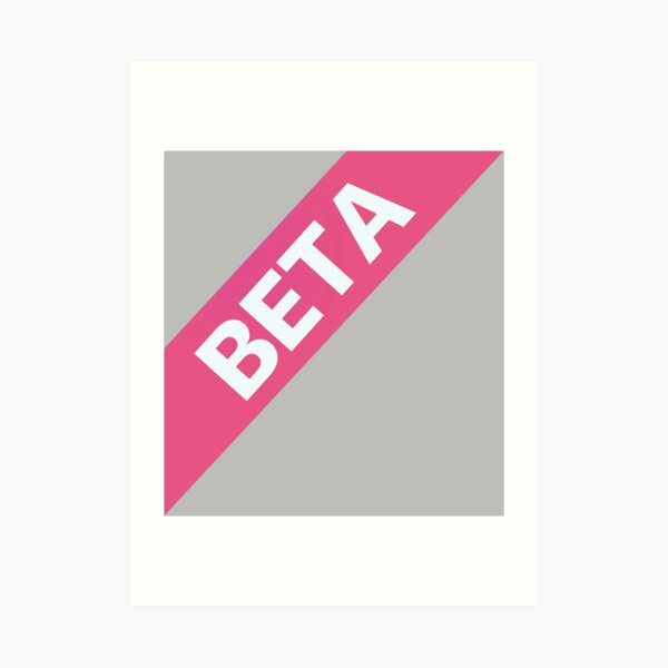 "Beta Ribbon" Art Print for Sale by kentliau | Redbubble