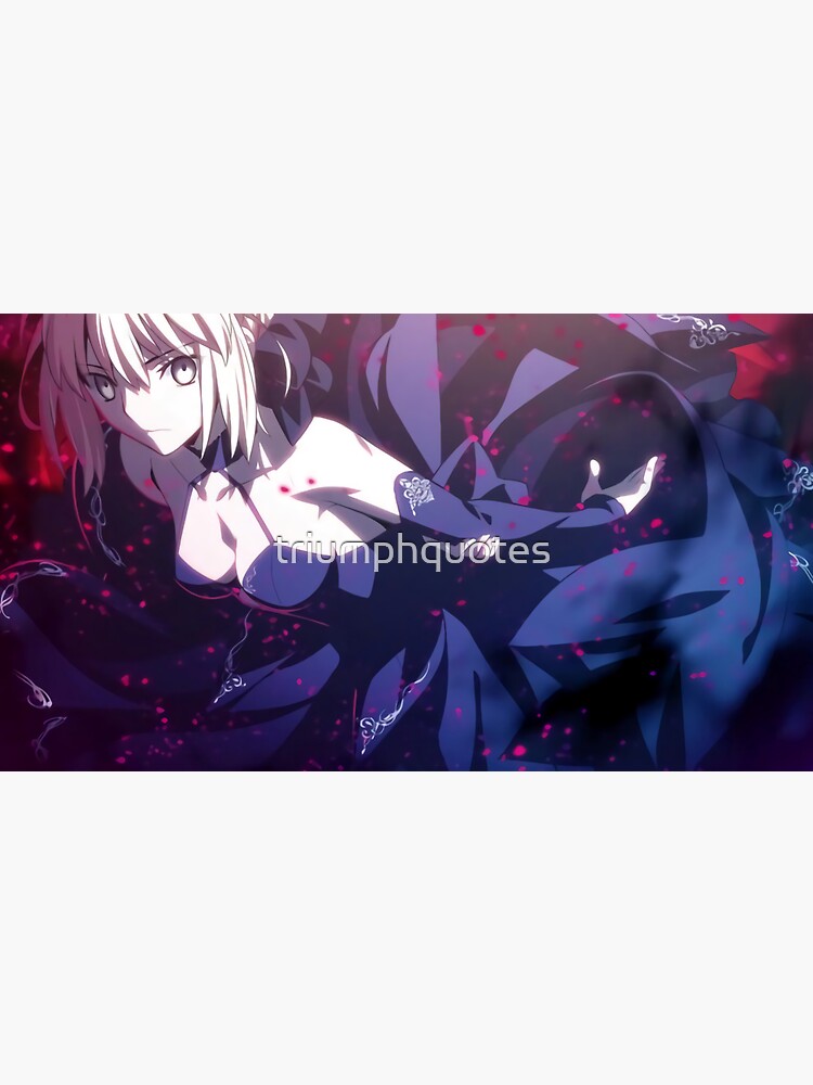 "Saber Alternative, Fate " Sticker for Sale by triumphquotes | Redbubble