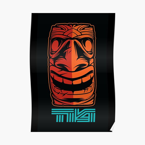 "Exotic, Tropical Tiki" Poster for Sale by wickedpretty | Redbubble
