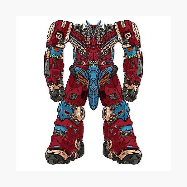 Lámina fotográfica «Tanque futurista máximo robot mecha gigante ...