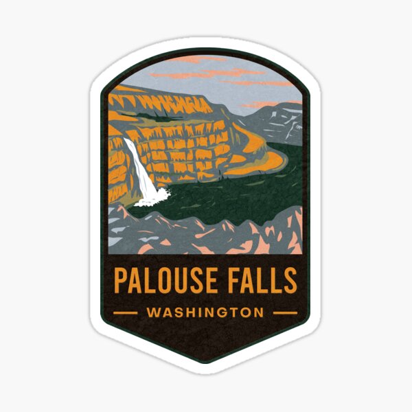 " Palouse Falls Washington" Sticker for Sale by JordanHolmes | Redbubble