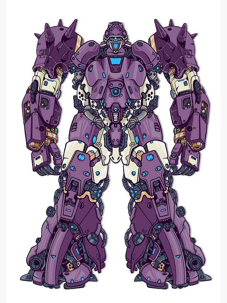 Cuaderno de espiral «Robot mecha de anime futurista construido por ...