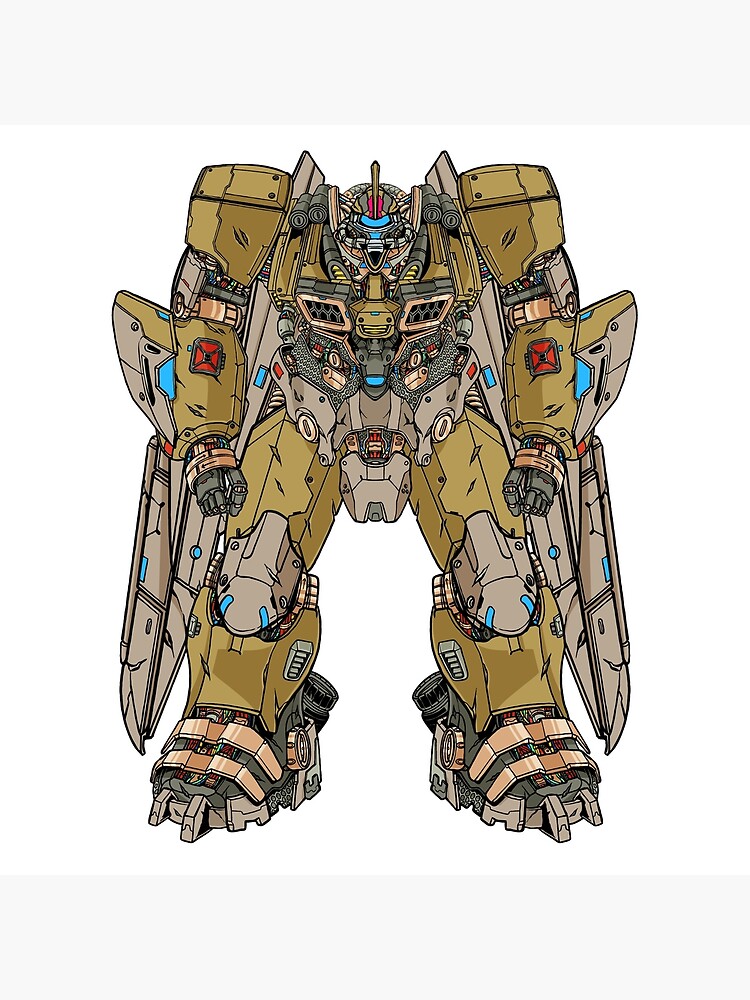 "Futuristischer Flügel-Mecha-Roboter, der von Kopf-Arm-Körper-Bein ...