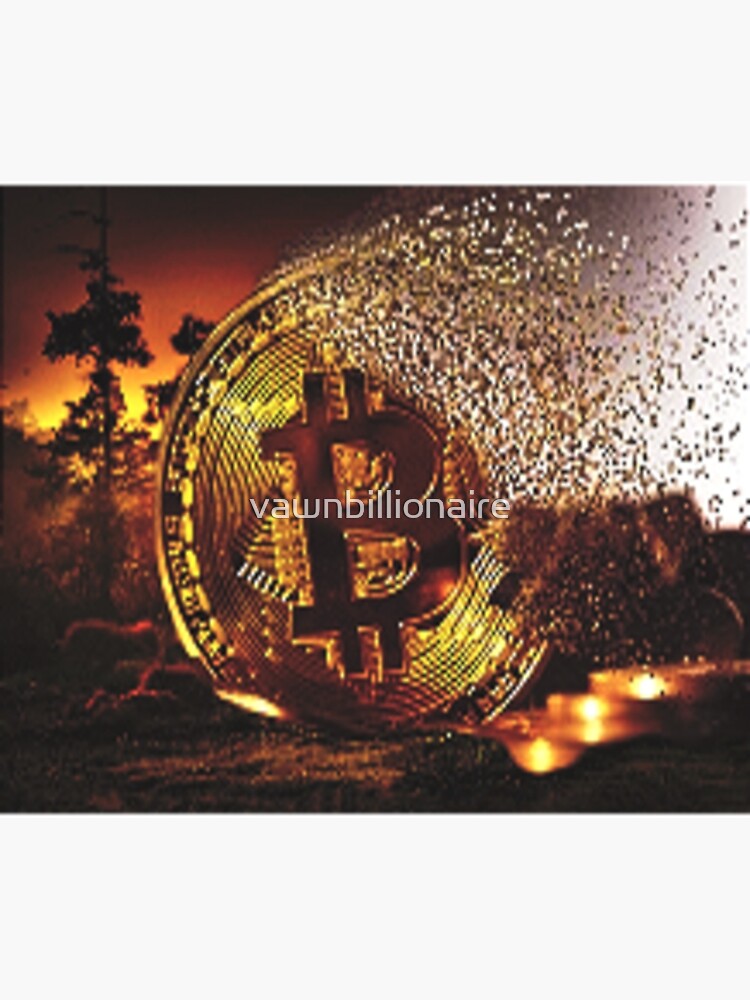 "Bitcoin" Poster for Sale by vawnbillionaire | Redbubble