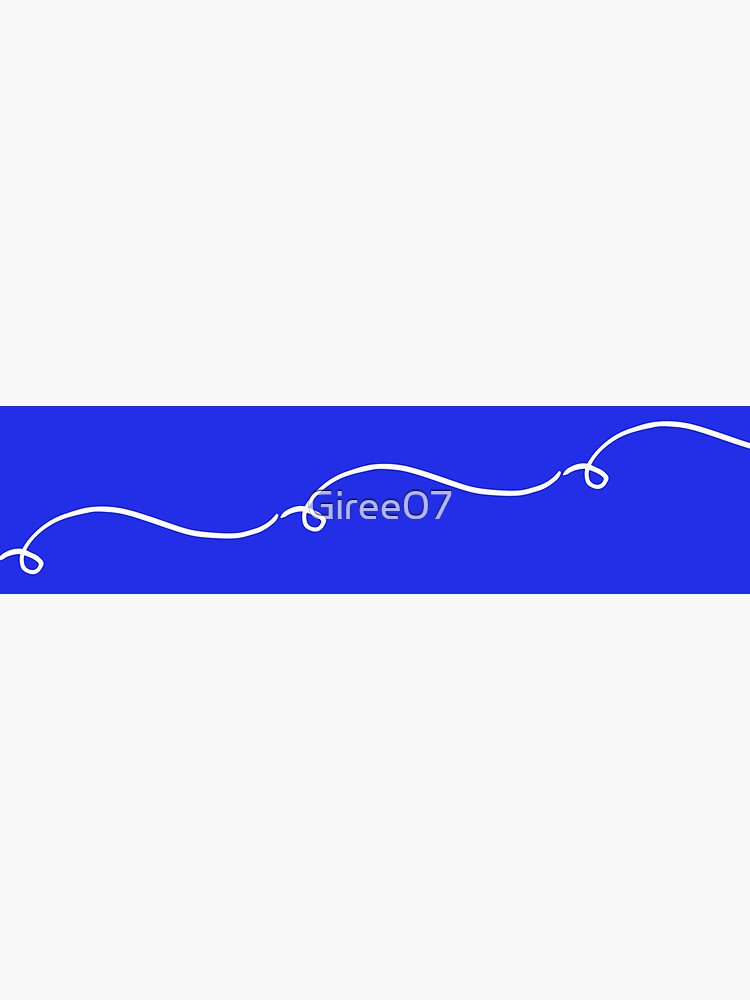 "Hand drawn doodle art in white colour on blue background. " Sticker by ...